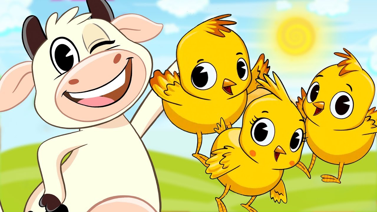 Quiénes son los personajes de "Los Pollitos y la Vaca Lola"