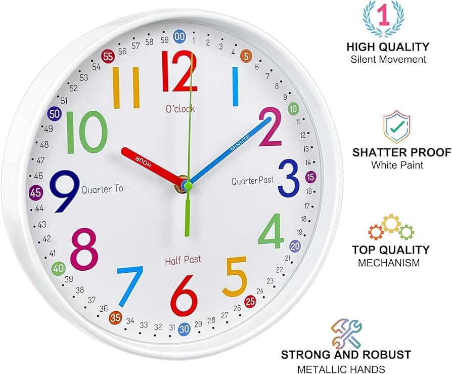 Cuáles son los mejores relojes para aprender a leer la hora Cuáles son los mejores relojes para aprender a leer la hora